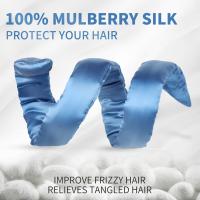 China 100% Mulberry Silk Hair Curler Heatless Hair Curler With Silk Scrunchies for sale