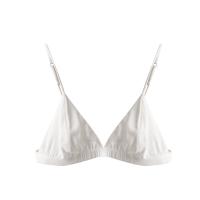 China Women Underwear Sexy Mulberry Silk Bra Plain Lightweight Silk Fabric for sale