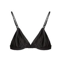 China Women Underwear Sexy Mulberry Silk Bra Plain Lightweight Silk Fabric for sale