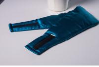 China Pure Lightweight Silk Fabric 100% Mulberry Silk Eye Mask With Elastic Band for sale
