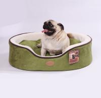 China Pet bed cushion suede short plush multi-colors short plush suede memory foam dog sofa bed for sale