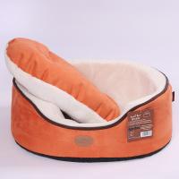 China Pet bed cushion suede short plush multi-colors short plush suede memory foam dog sofa bed for sale