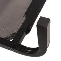 China Summer Durable Metal Frame Raised Wrought Iron Pet Bed Cushion Elevated for sale