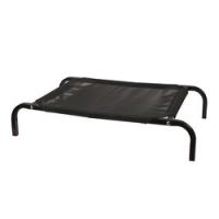 China Summer Durable Metal Frame Raised Wrought Iron Pet Bed Cushion Elevated for sale