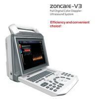 China ZONCARE-V3 Portable Digital color Doppler ultrasound machine with CE for sale
