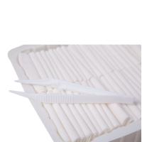 China Disposable Hot cold airline cotton towel in tray for sale