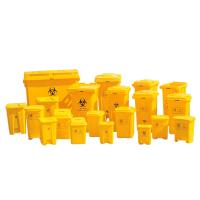China Large Bio Medical Waste Pedal Bins Yellow, Garbage Can, 30L 660L Plastic Medical Waste Trash Cans For Hospital Clinic for sale
