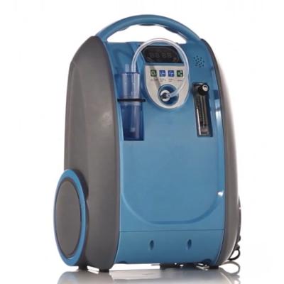 China 5.4 Kgs Portable Oxygen Concentrator High Flow 1L 5L Alarm Lithium Battery for sale