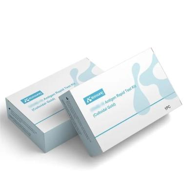 China Hot selling factory price for the COVID-19 Antigen Test Kit Nasal Swab Colloidal Gold for sale