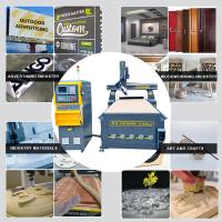 China Auto Tool Change 4 Axis Cnc Router For Acrylic PVC MDF Foams for sale