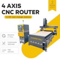 China Customized Working Area 4 Axis ATC Cnc Machine For Advertisement Industry for sale