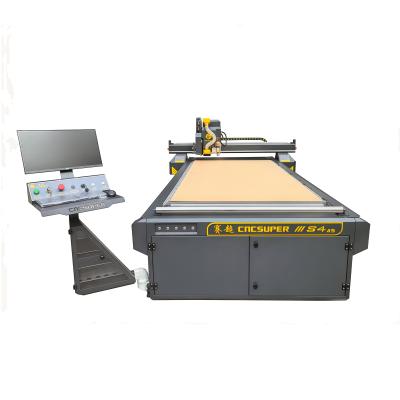 China CNC Router Integrating Vibrating Knife CCD Vision System For Leather PVC KT Board for sale