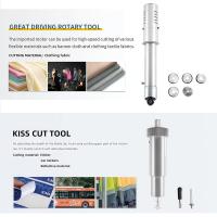 China CNC Router Integrating Vibrating Knife CCD Vision System For Leather PVC KT Board for sale