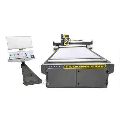 China Advertising Package Industrial CCD CNC Router With Vibrating Knife Multipurpose for sale