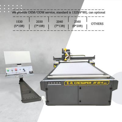 China Accurate CCD Camera Oscillating Knife CNC Router For Multi Material Processing for sale