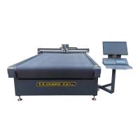 China High Precision Digital Cutting Machine for Fabric Sticker Billboard Corrugated Paper for sale
