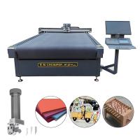 China Advertising Materials Digital Fabric Cutting Machine for Printed Material Clothing for sale
