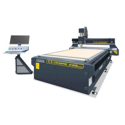 China Wood CNC Router Machine With Vacuum Table And Auto Tool Setting for sale