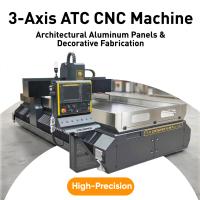 China 3 Axis ATC CNC Machine for Architectural Aluminum Panels Decorative Fabrication for sale