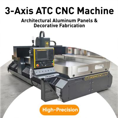 China 3 Axis ATC CNC Machine for Architectural Aluminum Panels Decorative Fabrication for sale