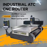 China Aluminum Insulation Materials Industrial ATC CNC Router with Water Cooling System for sale