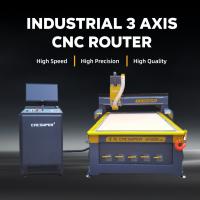 China Automatic Lubrication System 3 Axis CNC Router 24000rpm/Min Spindle Speed for sale