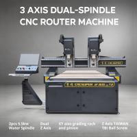 China Industrial Dual Spindle CNC Router For Woodworking Meta Description for sale