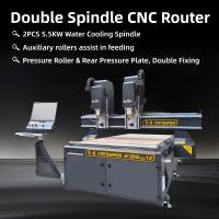 China Automatic Dual Spindle 3 Axis CNC Router Machine For Wood for sale