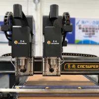 China Dual Z Axis CNC Wood Router Machine High Efficiency Gantry Moving for sale