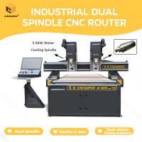 China Dual Z Axis CNC Wood Router Machine High Efficiency Gantry Moving for sale