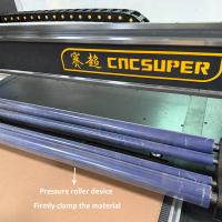 China Vacuum Adsorption Industrial CNC Router With Pressure Roller for sale