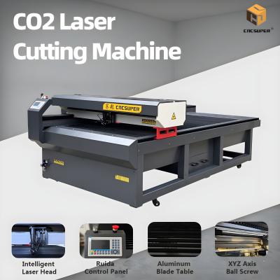 China Industrial 100 300W CO2 Laser Cutting Machine For Acrylic MDF Wood Leather Fabric for sale