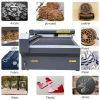 China Smooth Cutting Surface CO2 Laser Cutting Machine with 3 Axis Ball Screw for sale