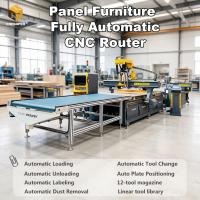 China ATC Nested CNC Router For Panel Furniture / Office Furniture Production for sale
