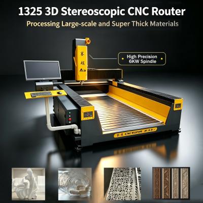 China 3D Engraving EPS Foam Wood Acrylic CNC Router With Customized 3 4 5 Axis for sale