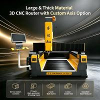 China Large EPS Foam CNC Router 3D Relief Carving For Super Thick Materials for sale