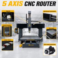 China 5 Axis CNC Router For Relief Carving Curved Surface Machining And Multi-angle Processing for sale