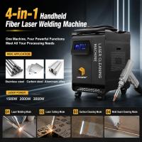 China 4-in-1 Handheld Fiber Laser Welding Machine For Stainless Steel Carbon Steel Aluminum Alloy for sale