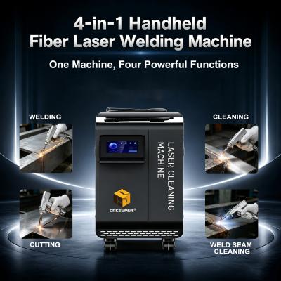 China All‑in‑One Handheld Fiber Laser Machine With Weld Cut Weld Seam Clean for sale