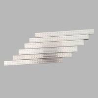 China Nonbendable Aluminum Spacer Bar 0.22mm Thickness Aluminum Glass Spacer for sale