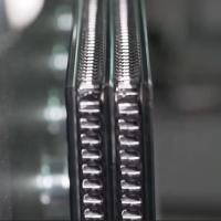 China Easy Operation Black Aluminium Rubber Warm Edge Spacer Bar Accompanied by Butyl Rubber Strips for Door Window Accessories for sale