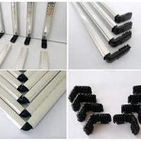 China Modern Design Style Double Glazing Units Aluminum Spacer Bar Plastic Steel Connector for sale