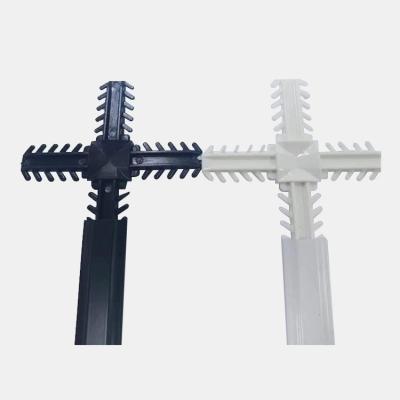 China Connector for aluminum bar 5.5-26.5mm hollow glass aluminum strip angle bending integrated high frequency angle solution for sale
