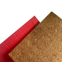 China Customized Glass Protection Cork Separator Distance Pads 15x15x1.5mm Suitable for Modern Office Building Glass Sheets for sale