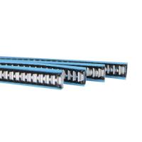 China Screw Installation Black Aluminium Rubber Warm Edge Spacer Bar Butyl Rubber Strips Applicable to Door Window Accessories for sale