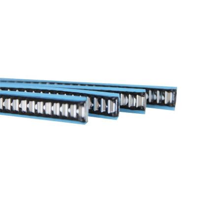 China Screw Installation Black Aluminium Rubber Warm Edge Spacer Bar Butyl Rubber Strips Applicable to Door Window Accessories for sale