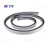 China Trade Terms CIF FOB CFR Easy Operation Double Layer Glass Warm Edge Rubber Strip Aluminum Butyl Spacer Strip For Industry for sale