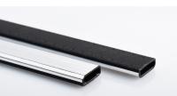 China Modern Design Style Black Gray White Warm Edge Spacer Bar PP Stainless Steel Compatible with UPVC Window Door for sale