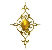 China Modern Design Style Georgian Bar Fittings Featuring Golden Decorative Accessories Designed for Office Building Interiors for sale
