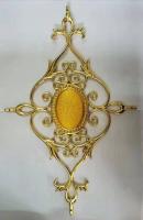 China Durable Plastic Georgian Bar Flower Screw Fixed Decorative Window Door Glass Grille Component for sale